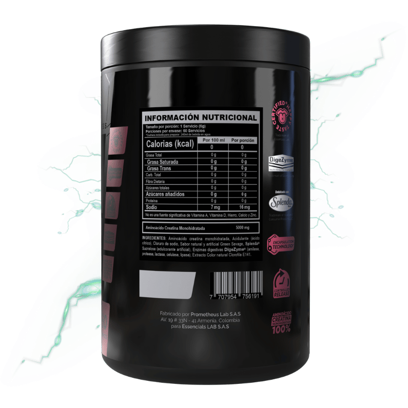 CREA SAVAGE + SHAKER LEGENDS NEGRO