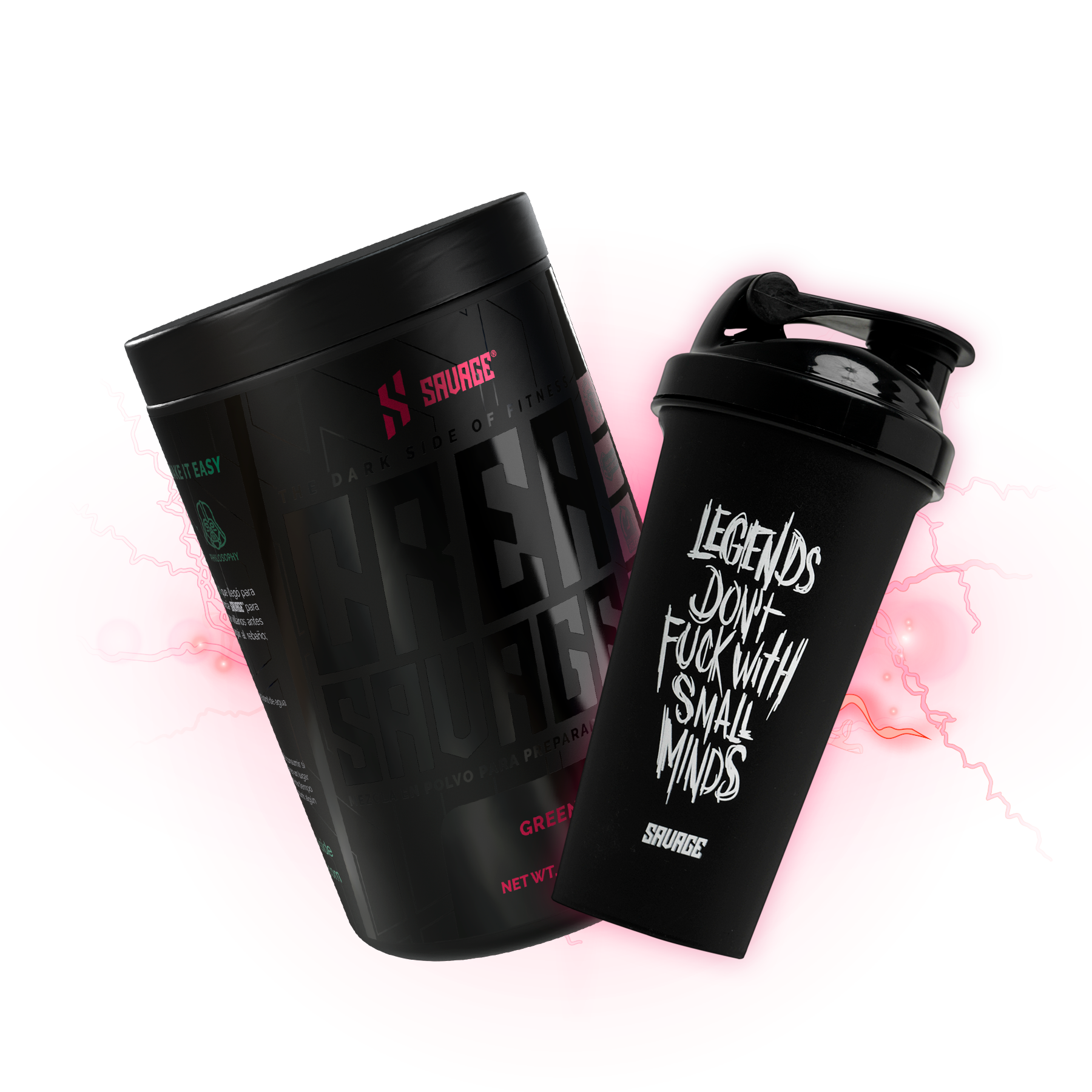 CREA SAVAGE + SHAKER LEGENDS NEGRO